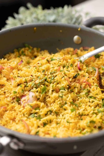 Easy Raw Mango Rice - My Food Story