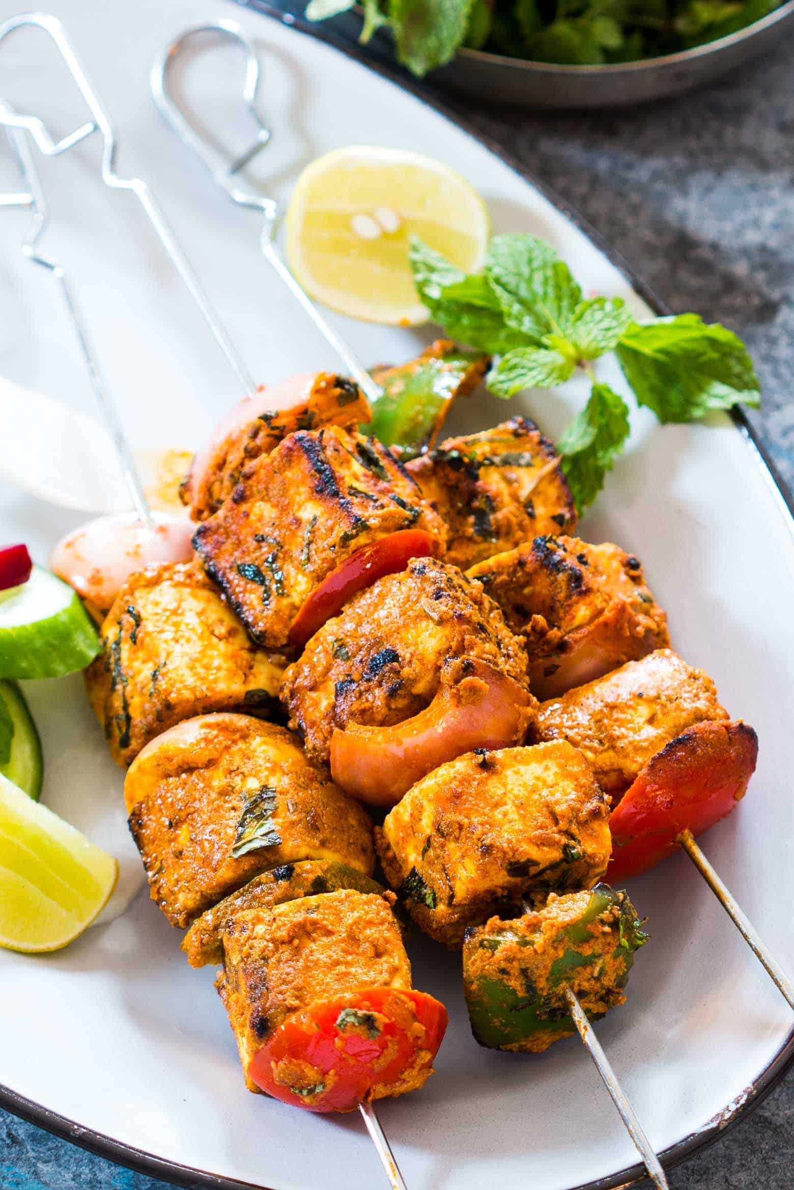 Tandoori Paneer Tikka In The Oven My Food Story Tandoori Paneer Tikka In The Oven My Food Story