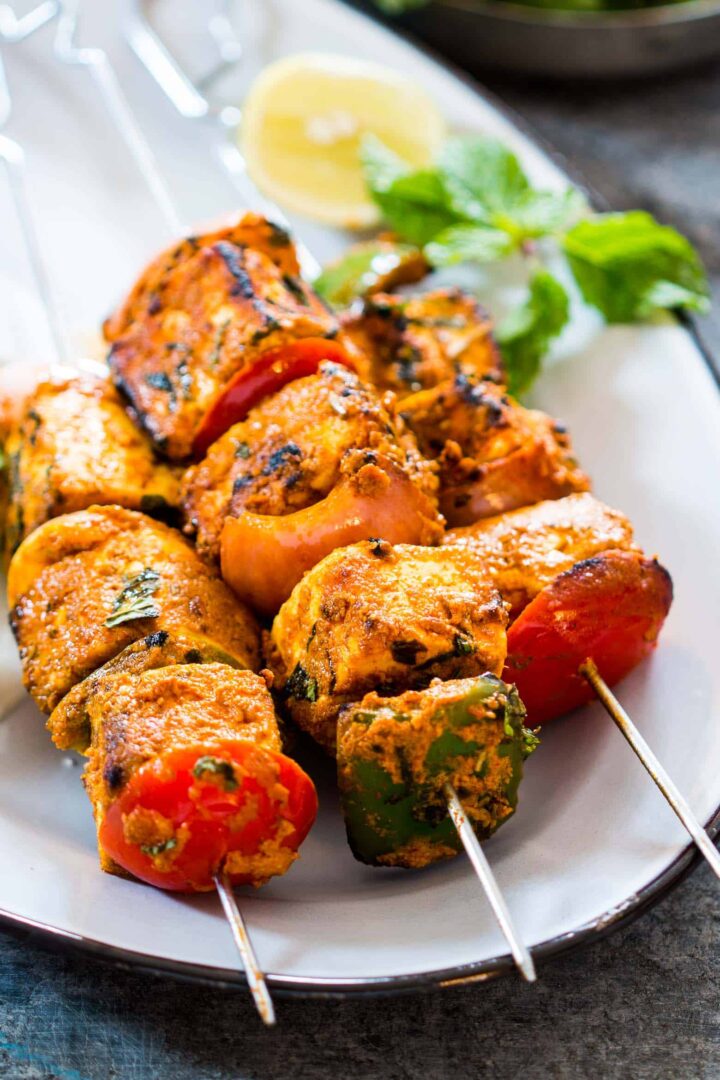 Tandoori Paneer Tikka in the Oven - My Food Story