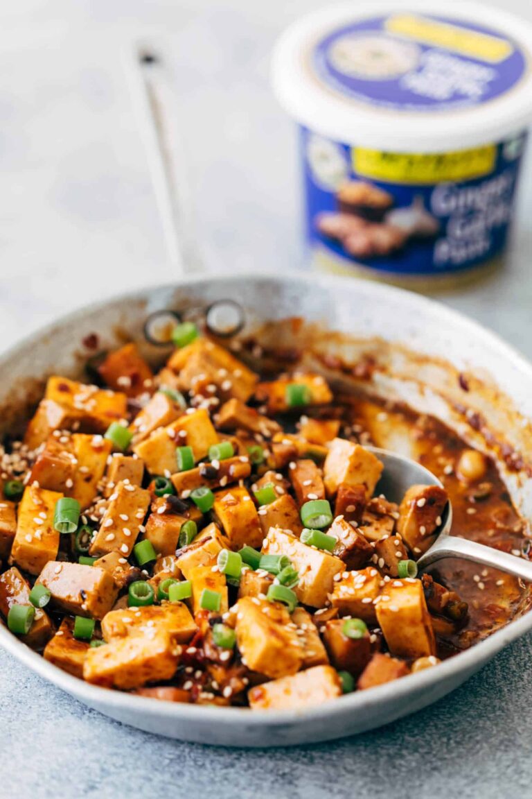 Vegetarian Mapo Tofu Lettuce Wraps (Vegan, Gluten Free) - My Food Story
