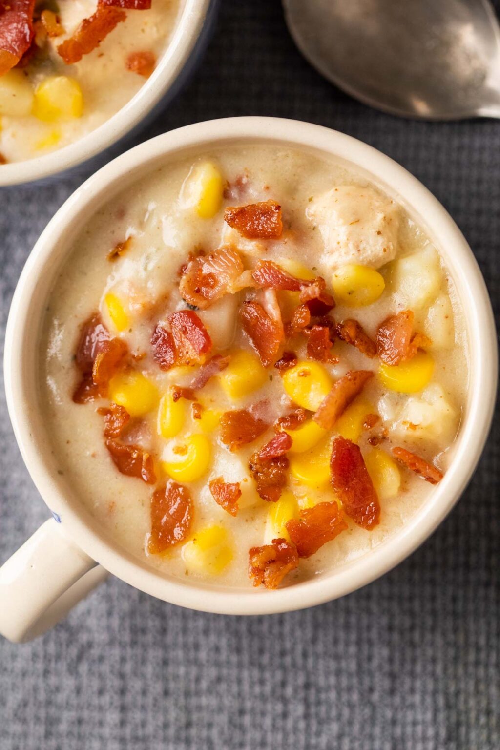 Instant Pot Chicken Potato Corn Chowder with Bacon