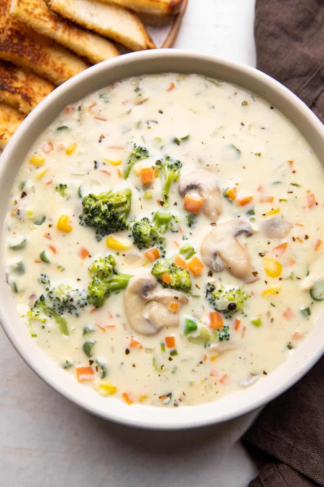 Homemade Creamy Vegetable Soup No Cream Added Homemade Creamy Vegetable Soup No Cream Added