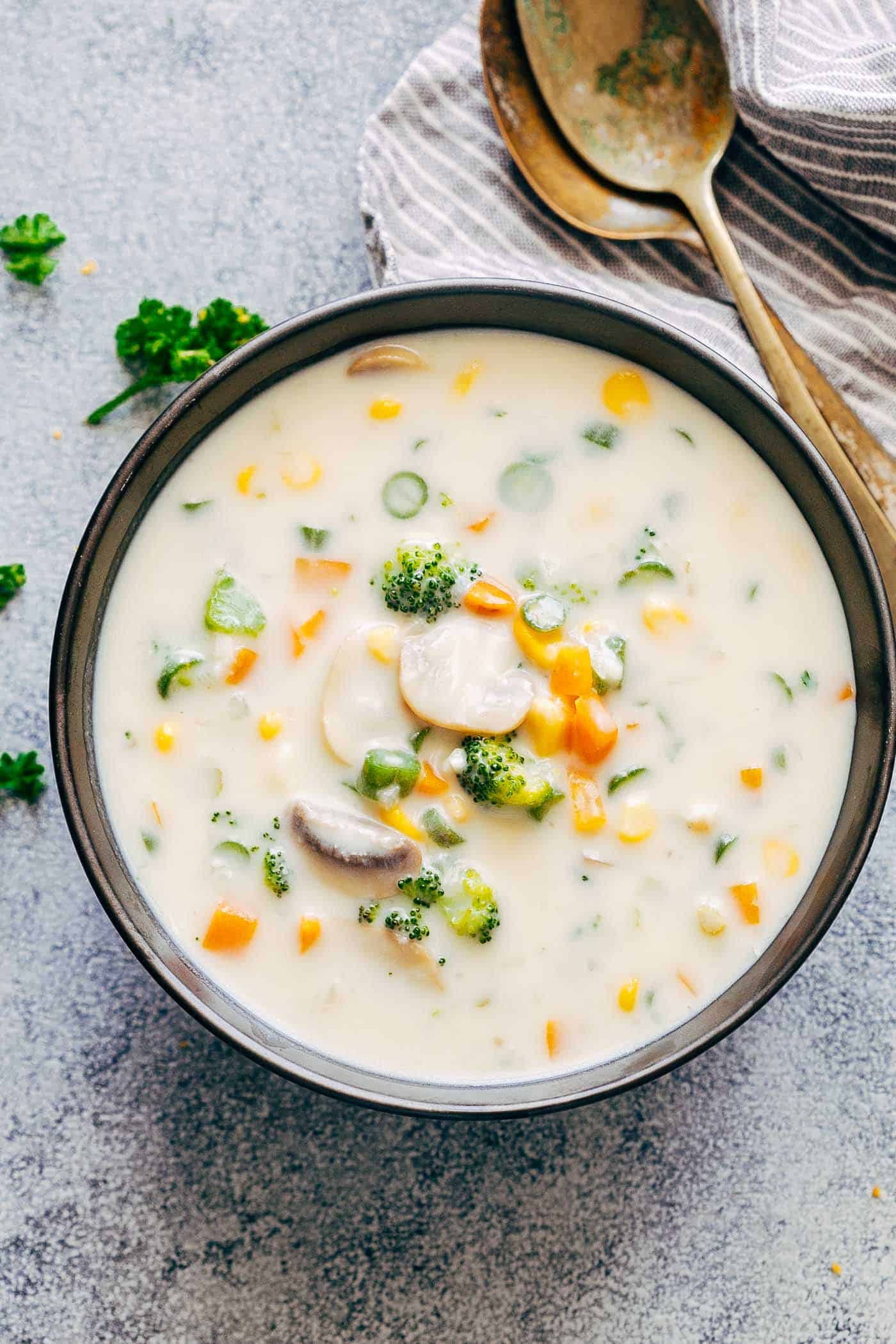 Homemade Creamy Vegetable Soup No Cream Added Homemade Creamy Vegetable Soup No Cream Added