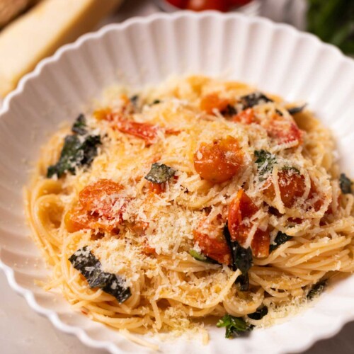 Tomato Basil Pasta (15 minutes) - My Food Story