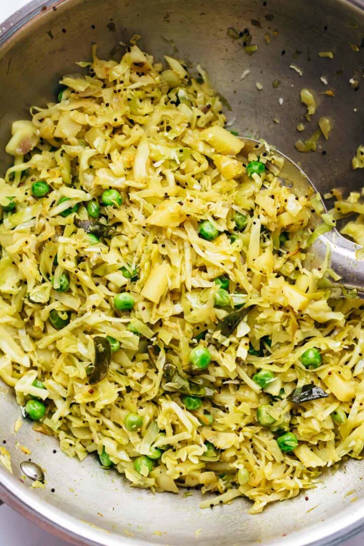 Potato Cabbage Fry (Patta gobhi aloo sabzi) - My Food Story