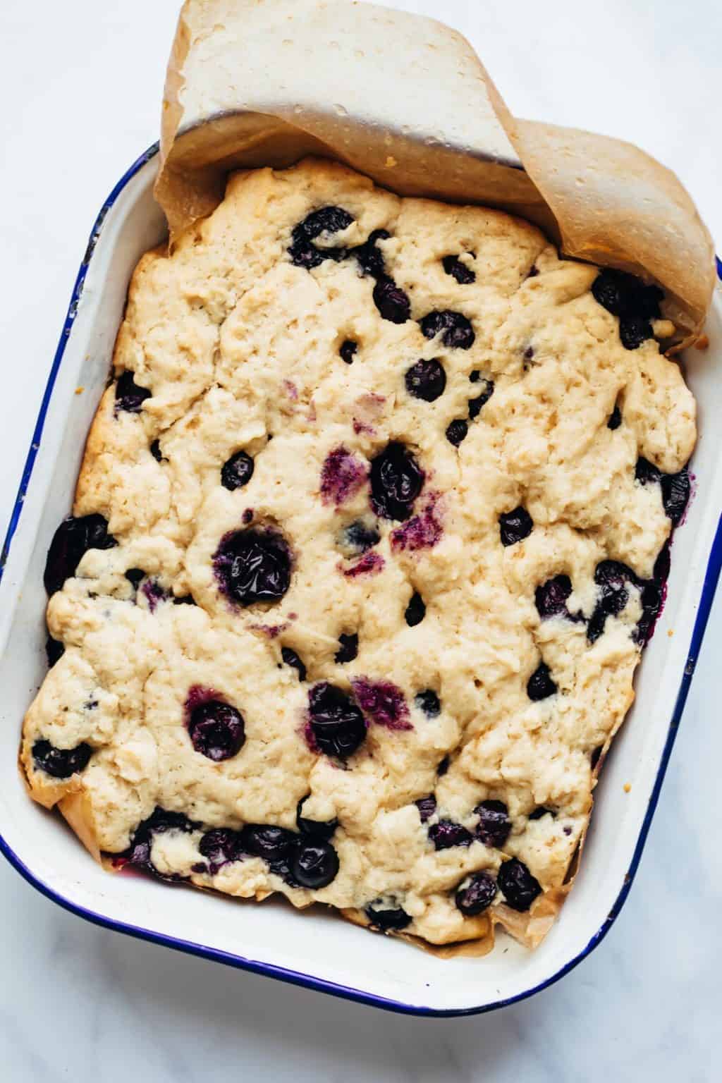 Lemon Blueberry Cake Bars - Soft and Moist - My Food Story