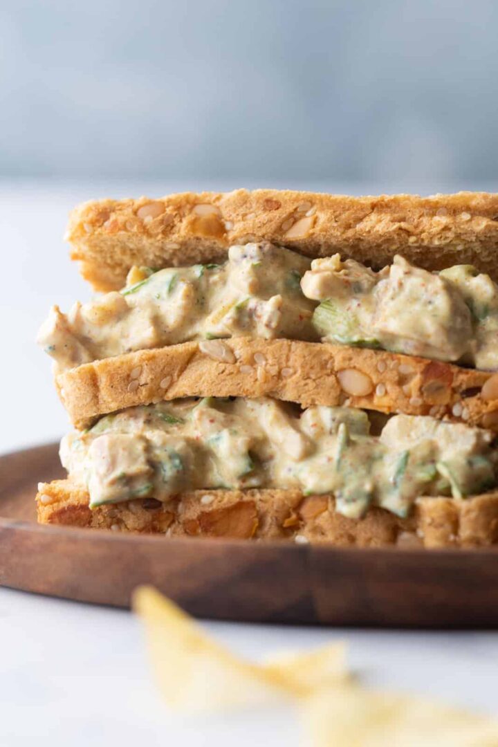Curry Chicken Salad Sandwich - Easy & Healthy! - My Food Story