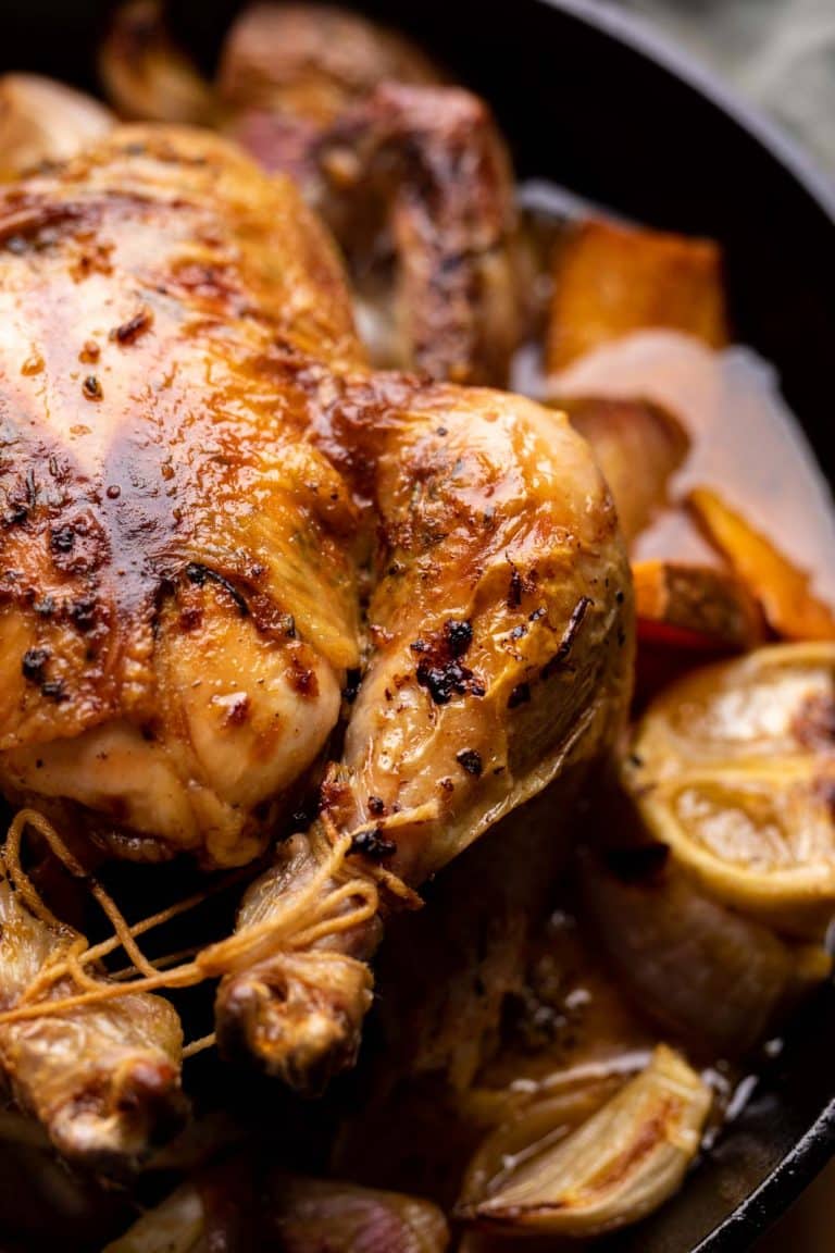 Herb Garlic Roast Chicken - My Food Story