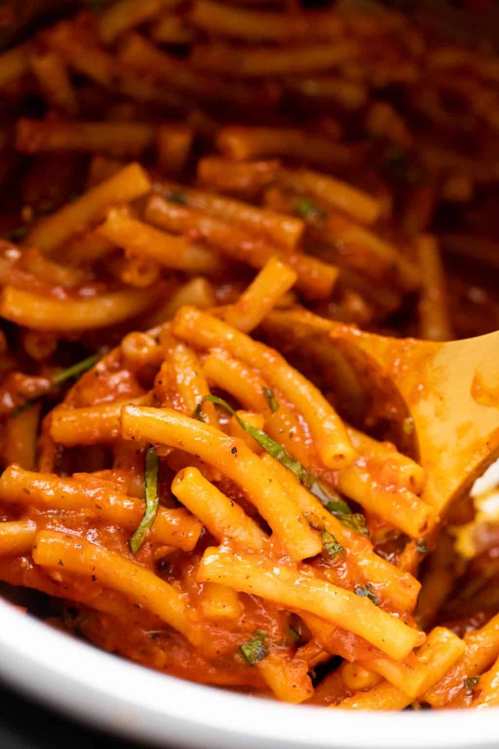 Instant Pot Pasta in Red Sauce - My Food Story