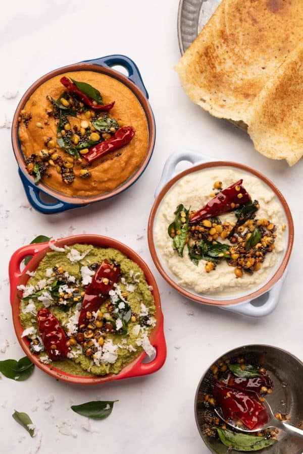 Chutney Recipes for Idlis and Dosas - My Food Story