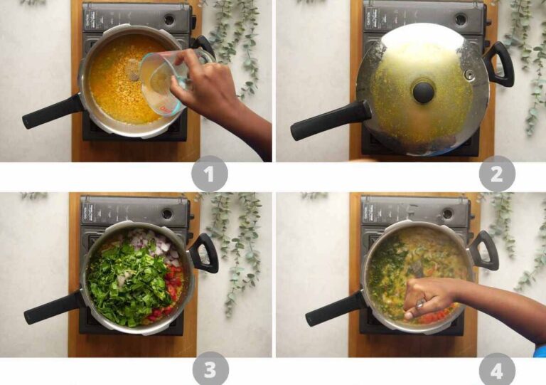 Andhra Style Palak Pappu - My Food Story