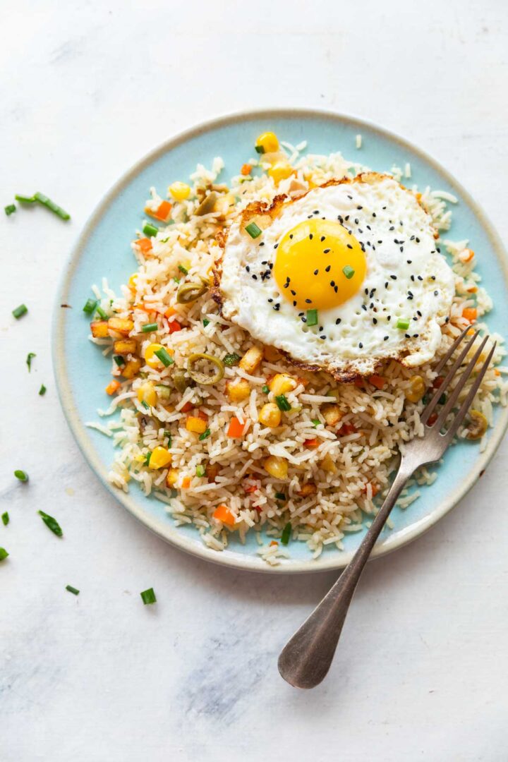 Rainbow Rice | Confetti Rice - My Food Story