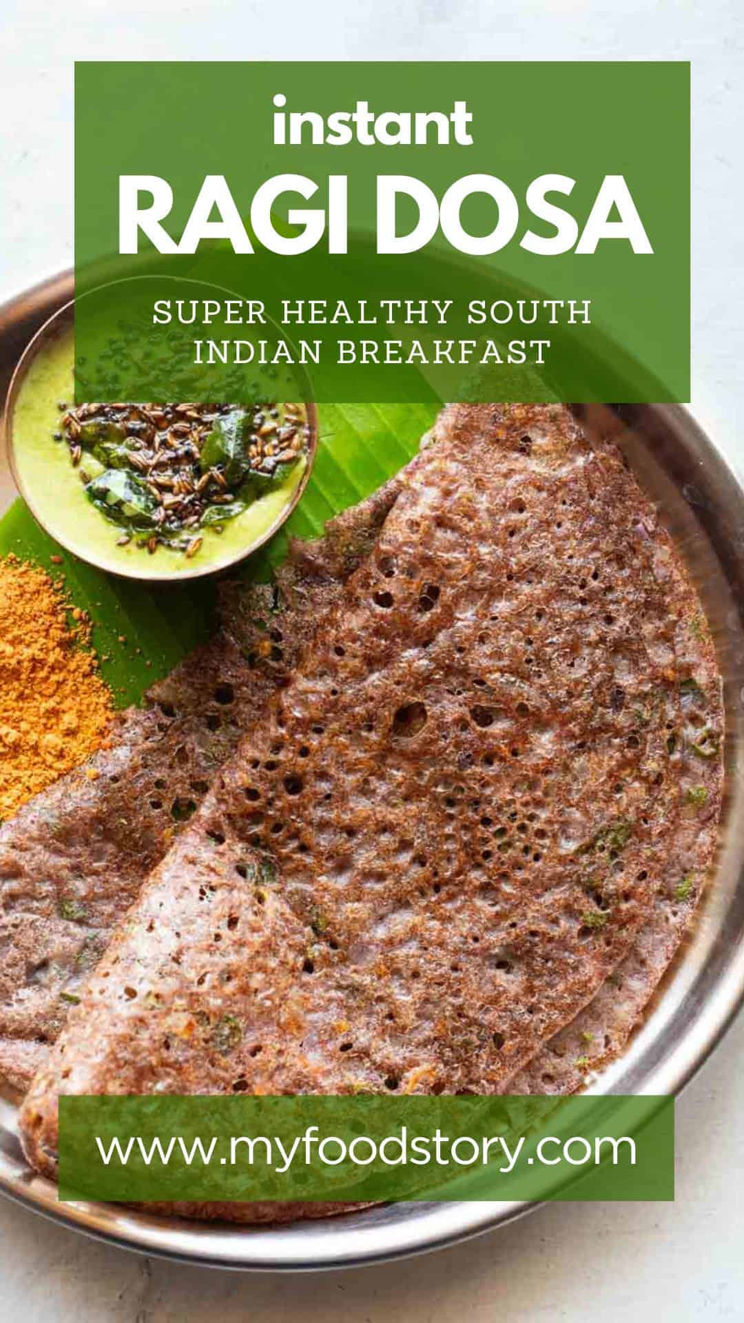 Instant Ragi Dosa - My Food Story