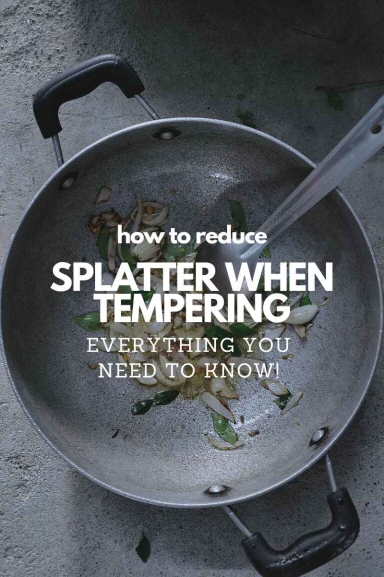 How To Reduce Splatter When Tempering - My Food Story