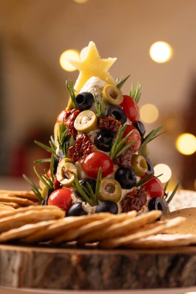Cheese Ball Christmas Tree | Christmas Cream Cheese Tree - My Food Story