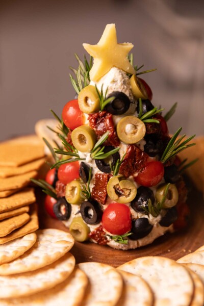 Cheese Ball Christmas Tree | Christmas Cream Cheese Tree - My Food Story