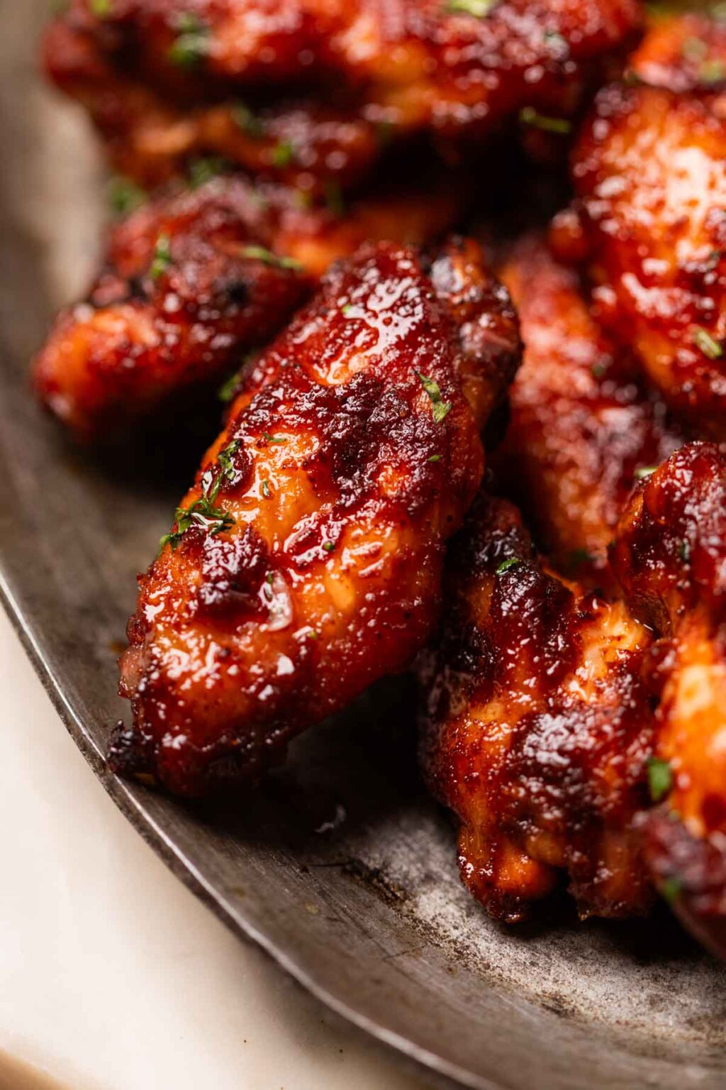 Air Fryer Spicy BBQ Chicken Wings - My Food Story