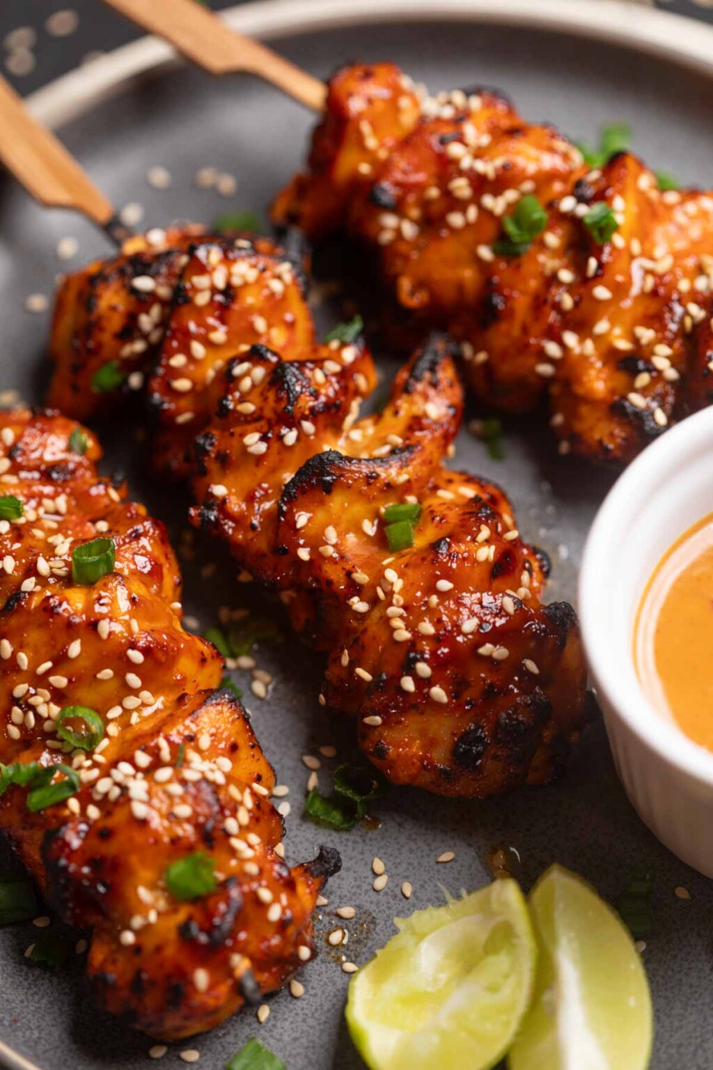 Bang Bang Chicken Skewers - My Food Story