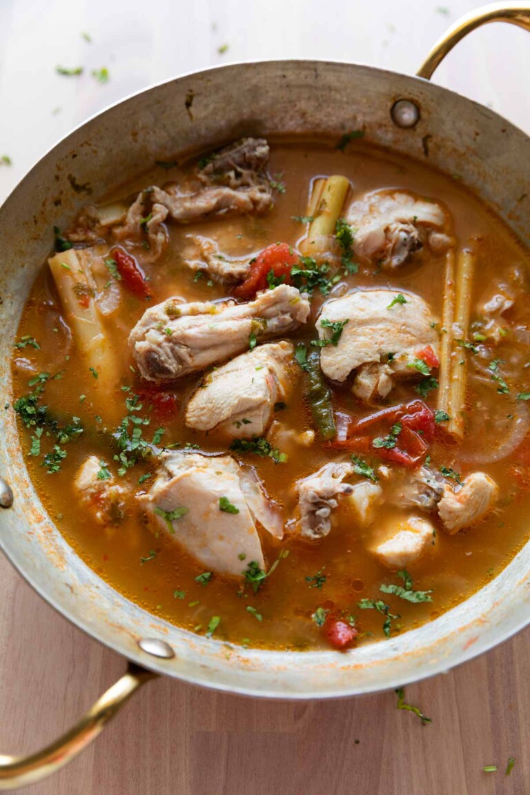 Zero Oil Chicken Curry with Potatoes - My Food Story